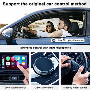 Wireless CarPlay - Wired CarPlay Convert Cars Wireless CarPlay，Wireless CarPlay Adapter，Apple CarPlay Wireless Adapter，Plug & Play Fast and Easy Use Fit for Cars from 2016 & iPhone iOS 10+