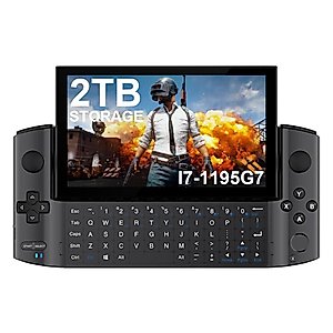 GPD Win 3 [CPU I7-1195G7-2TB M.2 SSD]- 5.5 Inches Black Mini Handheld PC Video Game Console CPU: Core i7-1195G7 Touch Screen Laptop Tablet PC 16GB RAM