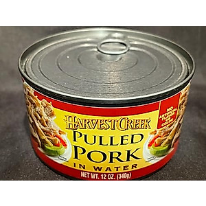 Pack of 15 Harvest Creek Pulled Pork in Water 12oz Cans No artificial flavor No artificial color Product of USA A healthy, low-fat option that's fully cooked and ready to eat