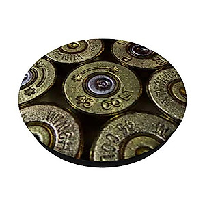 45Colt Spent Bullet casing Brass-Awesome Gun collector gift PopSockets Grip and Stand for Phones and Tablets