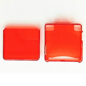 Housing for Gameboy Advance SP for GBA SP Protective Cover Case Crystal Clear Shell Red