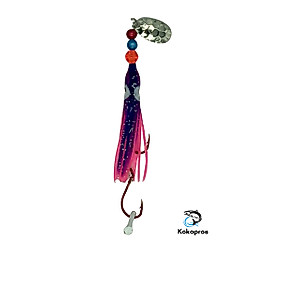 KOKOPROS Kokanee Fishing Hoochies - 10 Pack