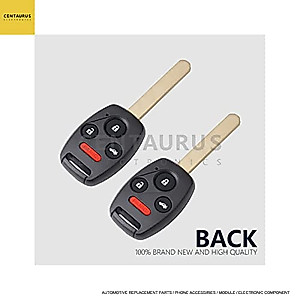 EXAUTOPONE 2Pcs KR55WK49308 Car Key Fob Keyless Control Entry Remote Vehicles Replacement Compatible with Accord 4 Button 35118-SZA-A22 35118-TA0-A00