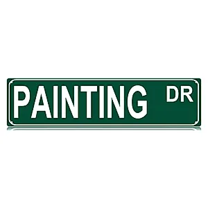 Metal Sign Tin Sign Painting Funny Metal Signs Vintage Sign Retro Tin Signs Aluminum Metal Sign for Bedroom Kitchen Garden Wall Bab Club Coffee Hanging Sign Home Decor 4x16 Inch