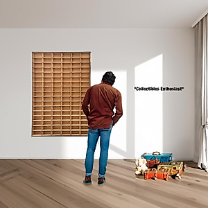 Alejandro Cortes Shelves Garage Collector's Shelf: 102-Slot Display Case Storage Organizer for 1/64 Scale Model Cars Toy Diecast , Ideal Model car Display case