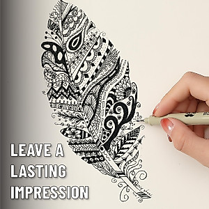 Mr. Pen- Black Fineliners, Fine Point Pens, 0.25mm, 4 Pack, Bible Pens No Bleed, Fine Tip Pens, Ultra Fine Point Pens, Black Fineliner Pens, Black Fine Point Pens, Black Art Pens, Fineliner Pen Black