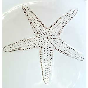 Sigrid Olsen Melamine Starfish Serving Platter White 11x11 inch