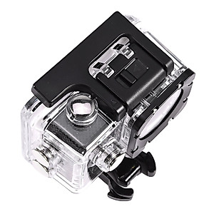 Action Camera 12MP Waterproof 30m Outdoor Sports Video Camera 1080P Full LCD Mini Camcorder with 900mAh Rechargeable Batteries and Mounting Accessories Kits(White)