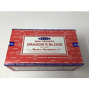 Satya Dragon's Blood Incense Sticks 180 Grams Box