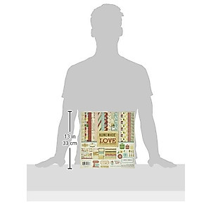 Echo Park Paper Company CB-HL23016 Homemade with Love kit Original Version, 12-x-12-Inch