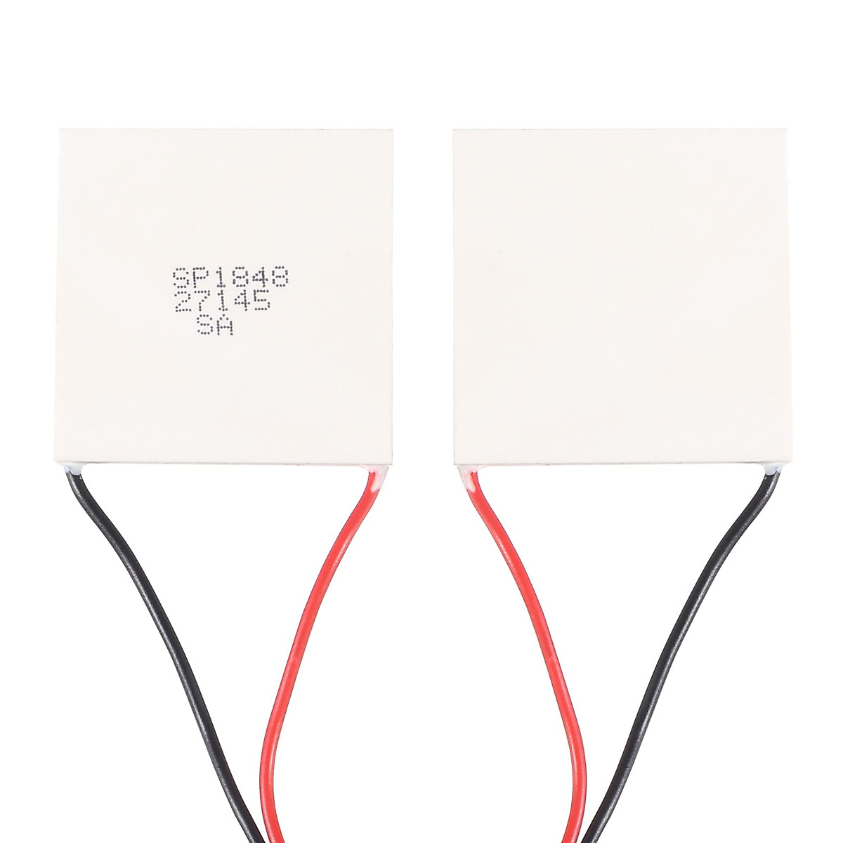 6PCS SP1848-27145 Peltier TEG Module Heatsink Semiconductor Thermoelectric Generator Cooler Cooling Power Plate Module 40 x 40 mm 150℃