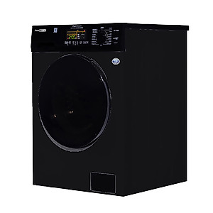 Conserv 15 lbs Compact Combo Sani Washer Vented/Ventless Dryer with Pet Cycle (Black)
