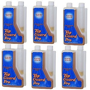 TOP GUARD PRO - Industrial and Commercial Cleaning Supplies Floor Protection, Surface Shield, Creating a Lustrous Wet Look Shine Floor Finish, Floor Shine for All Floors (6x1 Liter)