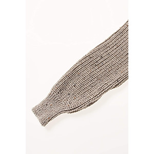 Aran Crafts Men's Fisherman Irish Rib Crew Neck Wool Sweater (C761-XL-SKI)