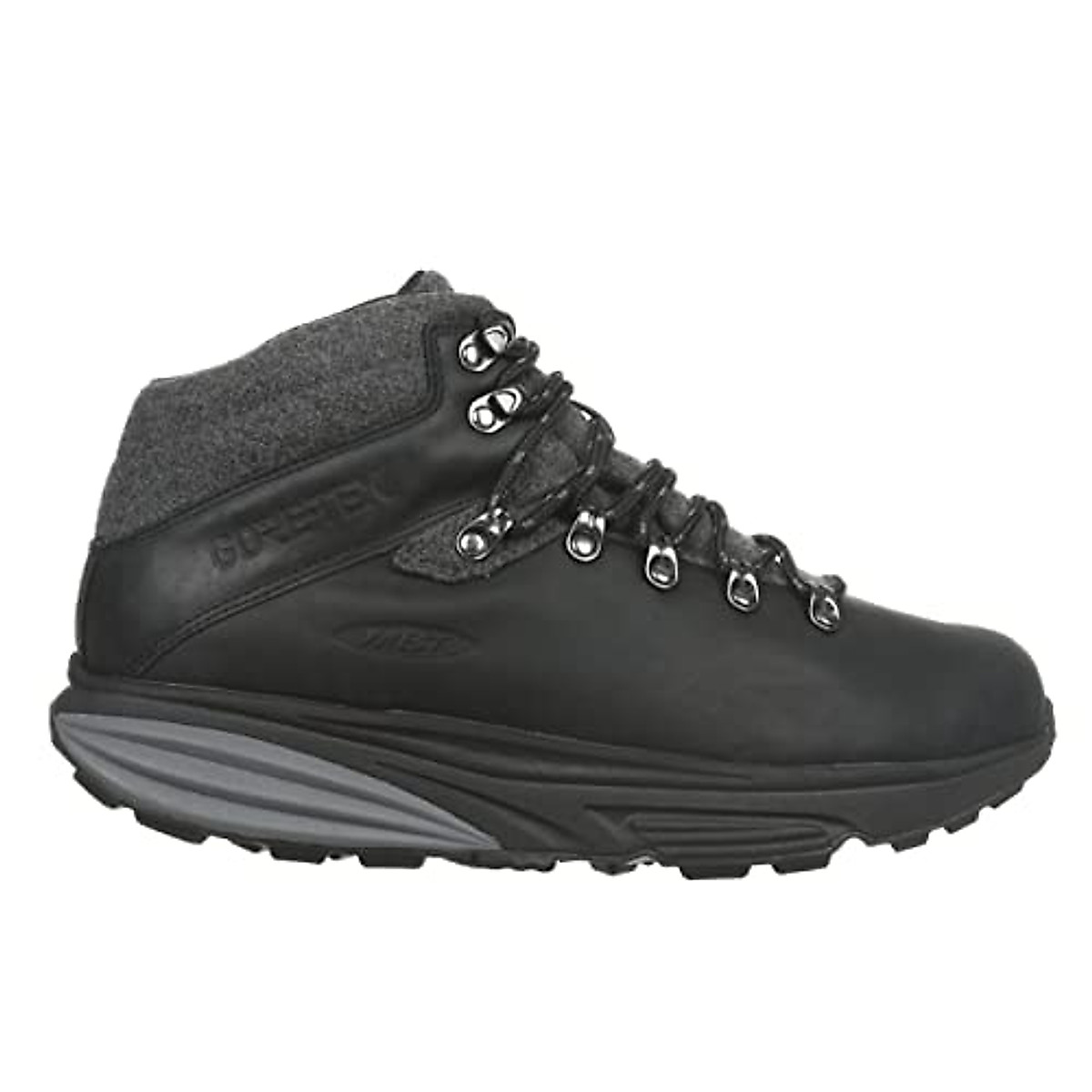 MBT Rocker Bottom Shoes Women’s – Hiking Outdoor Boots Mt Alpine - Black
