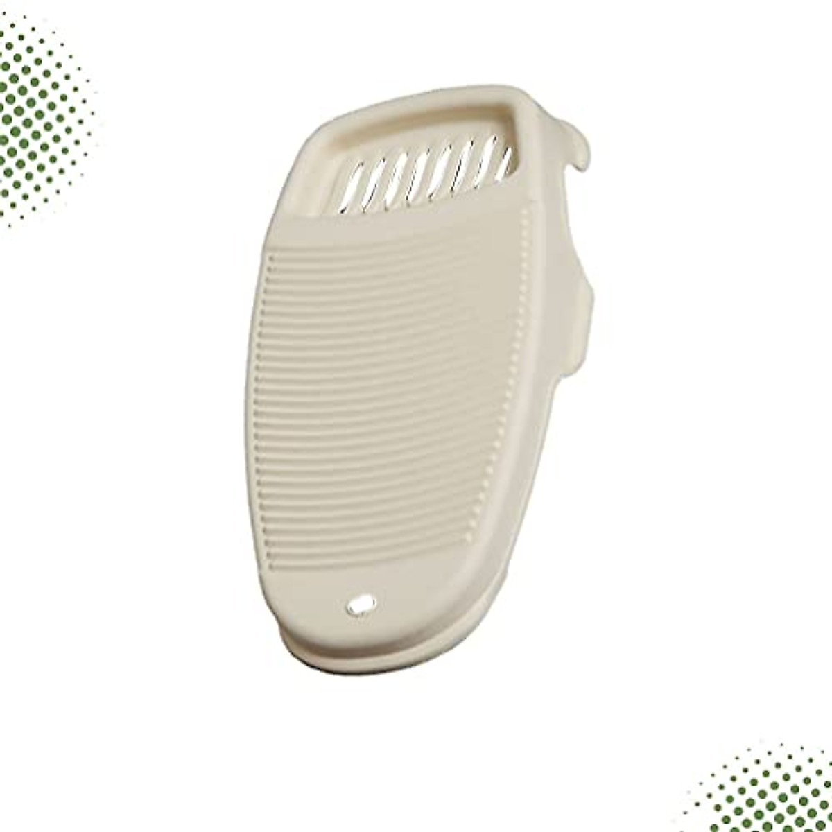 Cabilock Washing Clothes Board Laundry Washboard: Khaki Non Slip Thicken Laundry Cleaning Board Hand Manual Clothes Washing Tool for Home School 44×24cm