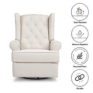 NAMESAKE Harbour Power Recliner Glider, Performance Cream Eco-Weave