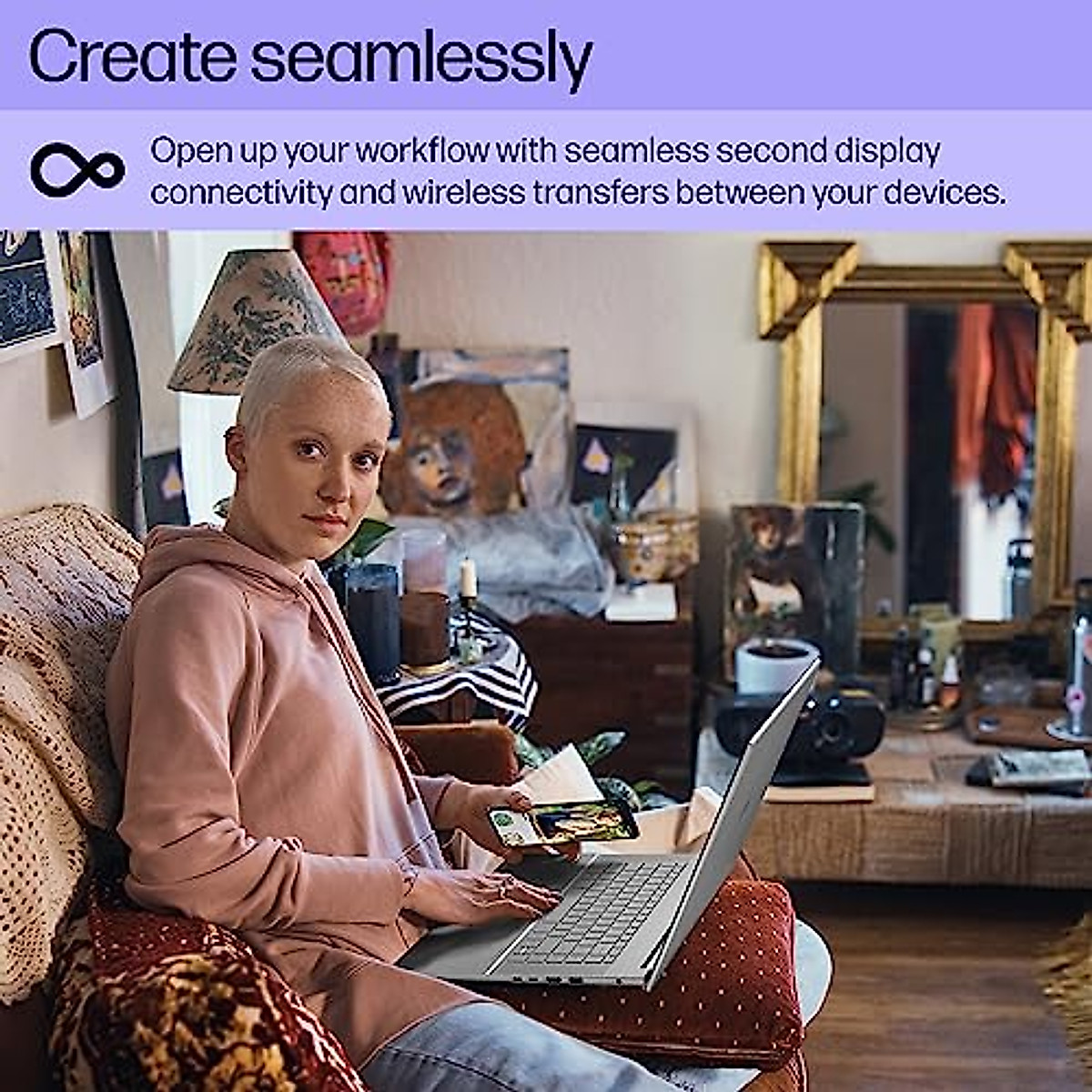 HP Envy 16 inch Laptop, WQXGA 48-120Hz Display, Intel Evo Powered by 13th Generation Intel Core i7-13700H, 16 GB RAM, 512 GB SSD, Intel Arc A370M Graphics, Windows 11 Home, 16-h1010nr (2023), Silver