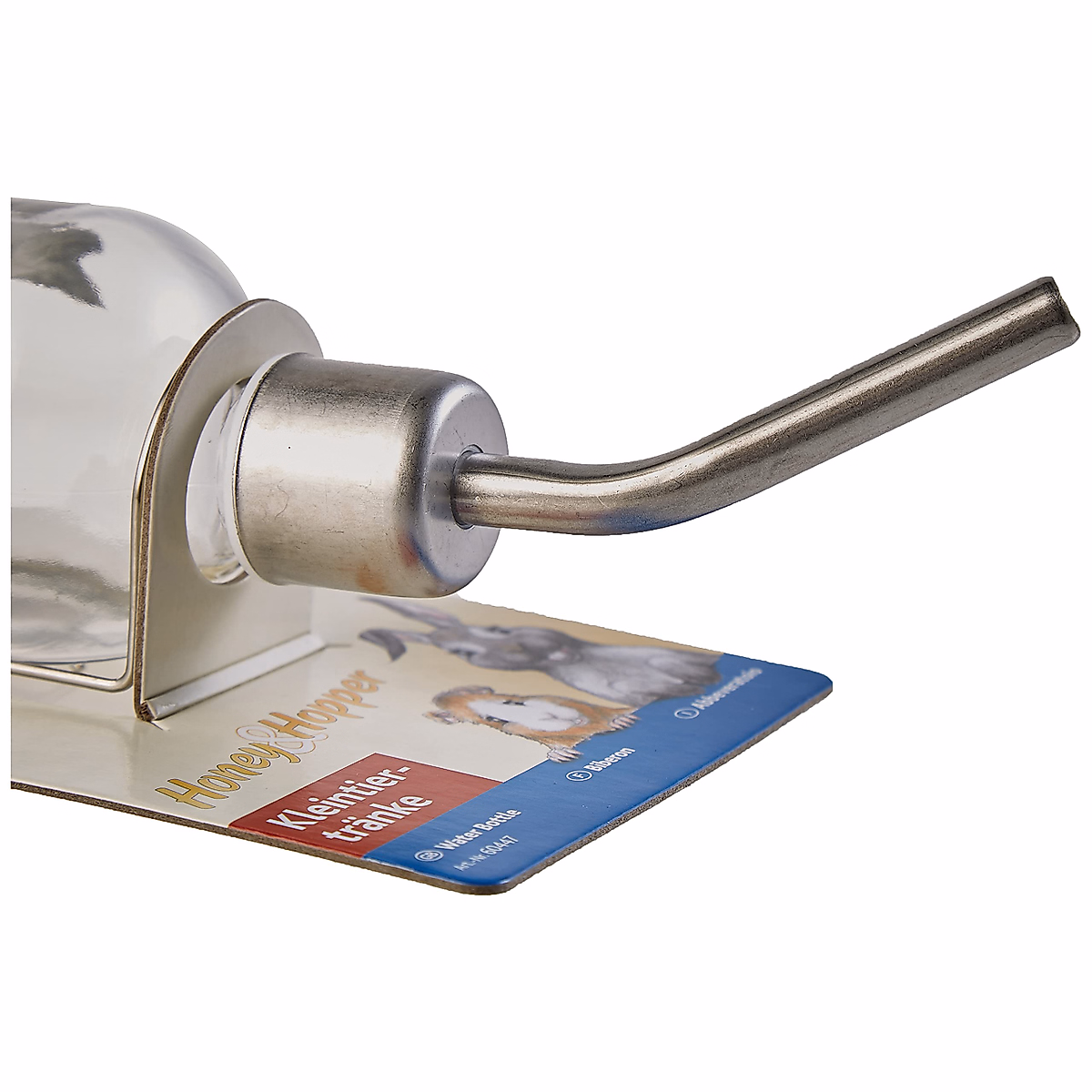 Trixie Honey and Hopper Glass Water Bottle, 500 ml