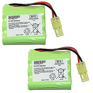 HQRP 2-Pack Battery Compatible with Shark V2945Z V2945 XB2950 V2950 V2950A Floor & Carpet Sweeper Replacement