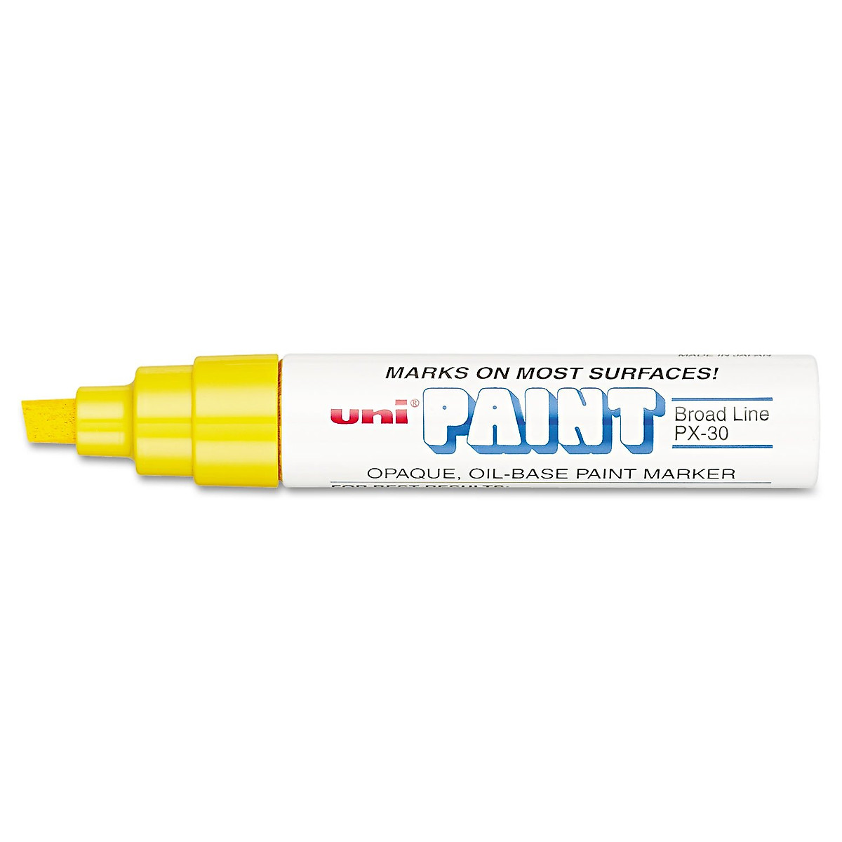 Sanford uni-Paint 63735 uni-Paint Marker Broad Tip Yellow