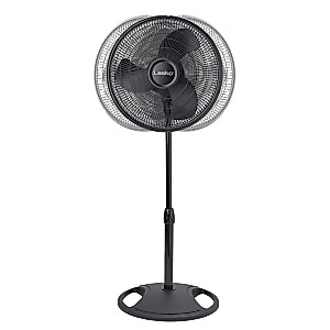 Lasko 2521 16" Oscillating Stand Fan, 16 Inch, Black