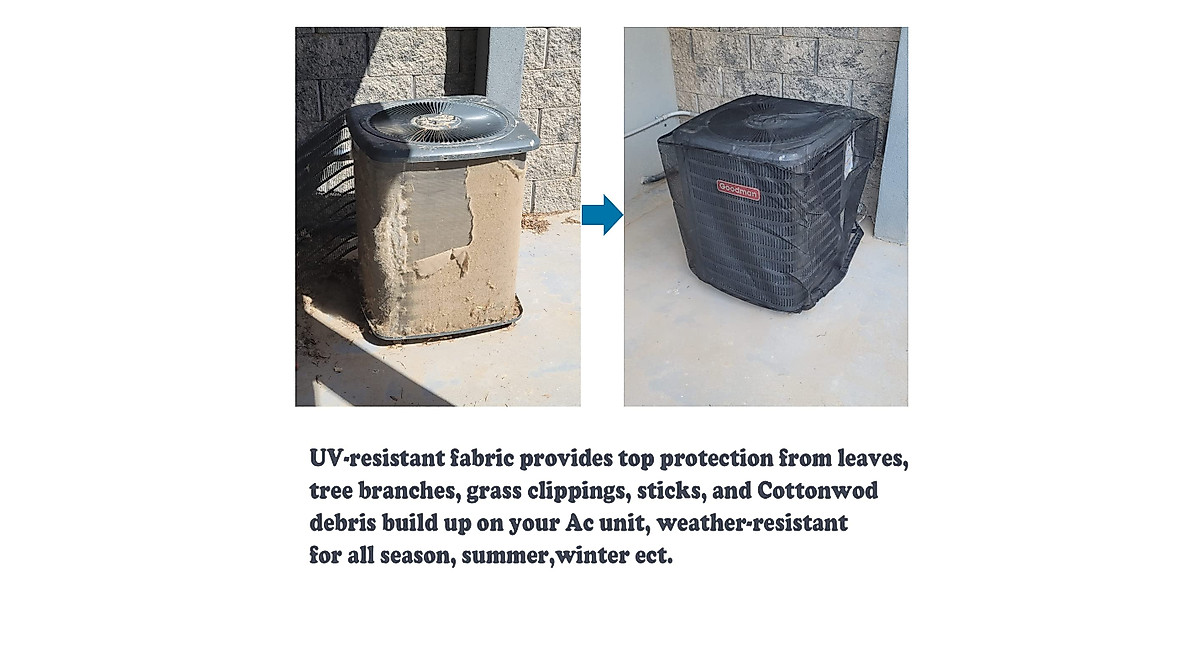 Full Mesh AC Cover - Year-Round Protection for Your Unit