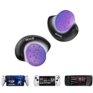 DEVASO Wrist Rest Pad for Steam Deck, 2 Pack Gaming Pad Wrist Support for Steam Deck OLED/PlayStation Portal/ASUS ROG Ally/Nintendo Switch / PS5 Gaming, Durable, Comfortable and Pain Relief