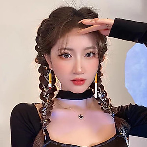 Honbay 2 Pairs of Creative Funny Cigarette Butt Earrings Wacky Lifelike Cigarette Earrings Unisex Dangle Earrings Cool Punk Earrings Halloween Earrings (AB)