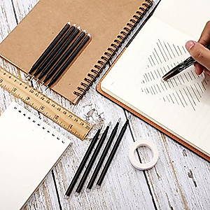 24 Pieces Gel Ink Refills Erasable Gel Refills for Erasable Gel Ink Pens, Fine Point 0.7 mm (Black)