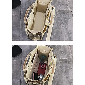 Canvas Tote Bag for Women Large Capacity Shoulder Bag Aesthetic Purses Handbags with Multiple Pockets