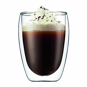 Bodum Pavina 12-Ounce Double-Wall Thermo Cooler/Beer Glass, Set of 2