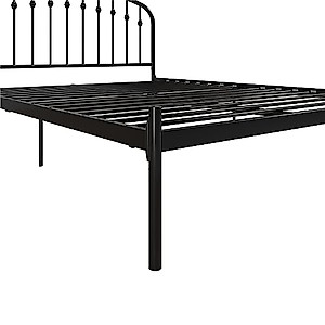 DHP Narla Metal Platform Bed, Queen, Black