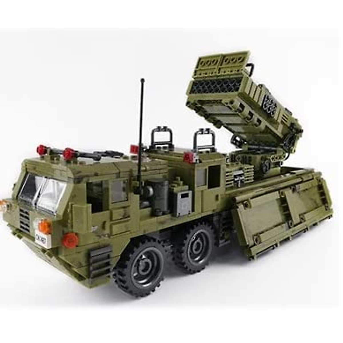 General Jim's Military Brick Building Set - WW2 Military Scorpion Heavy Missile Truck Vehicle for World War 2, History and Building Blocks Enthusiasts Including Teens and Adults