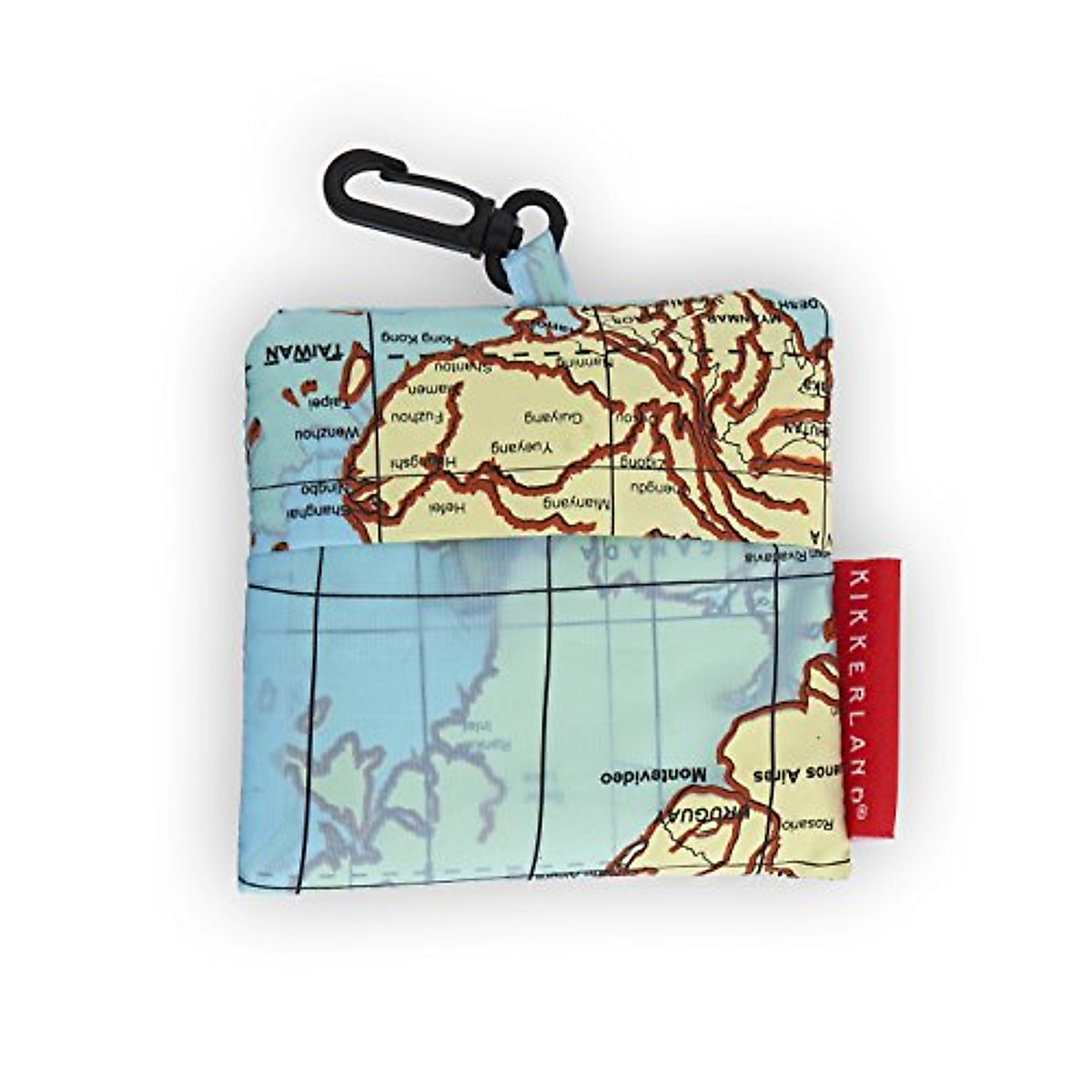 Kikkerland Airplane Travel Laundry Bag, 1 EA, Multi-Colored