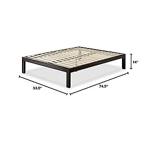 ZINUS Lorrick Metal Platform Bed Frame / Mattress Foundation / Easy, Bolt Free Assembly, Full
