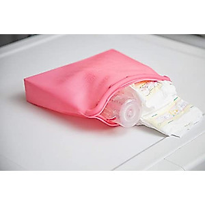 Reusable Silicone Gallon Food-Storage Bags (3.78 L)– Cooks a Whole Chicken - Upgraded and Patented Easy Open and Close System - Storage Dates and Measurements.… (2 Blue Gallon Bags Bundle)