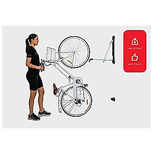 Steadyrack Bike Racks - Fender Rack - Wall Mounted Bike Rack Storage Solution for Your Home, Garage, or Bike Park