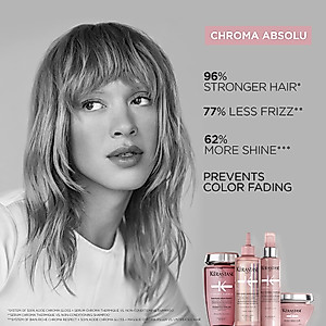 Kerastase Chroma Absolu Chroma Respect Shampoo Riche | For Sensitized or Damaged Color-Treated Hair | Protects and Nourishes | Medium To Thick Hair | With Lactic Acid | 2.7 Fl Oz