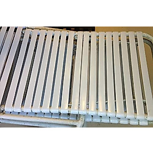 1.5" Wide x 20' Roll Vinyl Strap for Patio Chairs, Lawn Furniture, and Deck Chairs, Make Your Own Replacement Straps, Plus 20 Free Fasteners, (Black)