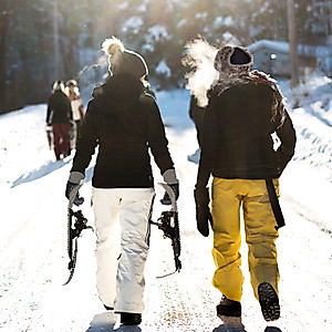 SATINIOR Trapper Hat Gloves Set, Warm Winter Hats Hunting Hat with Mask Ear Flaps, Winter Touchscreen Gloves for Women Men Black