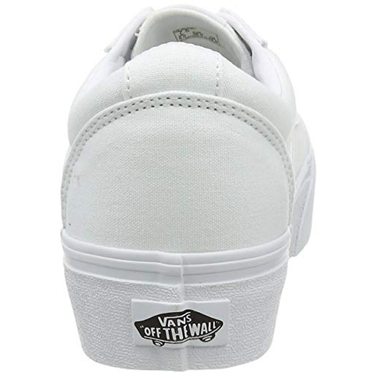 Vans Women's Ward Platform Sneaker, White Canvas White 0rg, 7.5