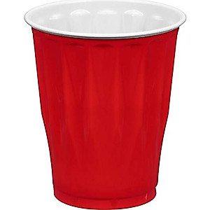 Berkley Jensen 18-Oz. Plastic Cups, 240 ct. - Red