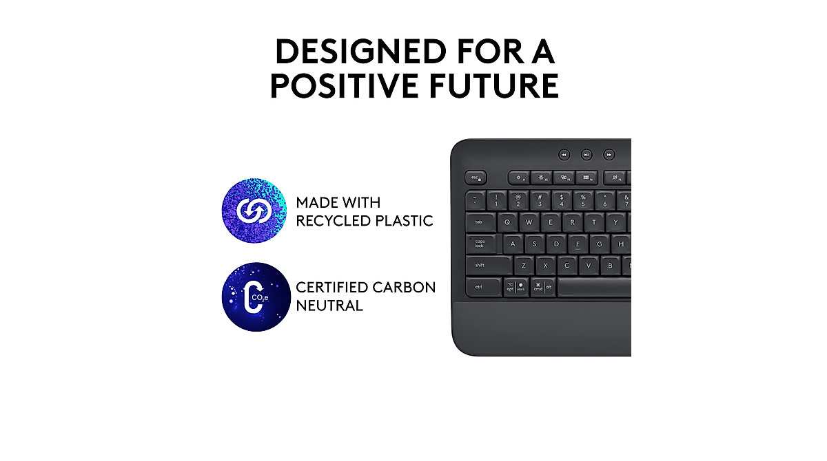 Logitech Signature K650 Wireless Keyboard - Comfortable & Multi-Platform