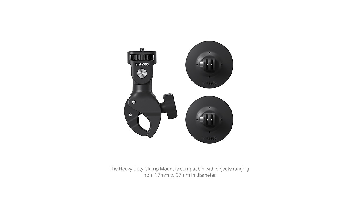 Insta360 Motorcycle Bundle: Secure Camera Mounts for Rides