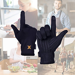 THX4COPPER Infused Compression Arthritis Glove,Carpal Tunnel, Typing, Support