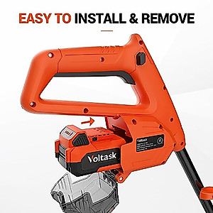 VOLTASK 20V 4.0AH Lithium-Ion Battery Replacement Cordless Snow Shovel SS-20D