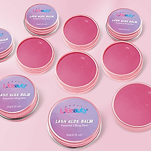 Libeauty Lash Lift Glue Balm Lash Lift Adhesive Strong Sticky Fruit Flavor Eyelash & Eyebrow Perm Glue Balm Brow Lamination Gel