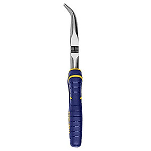 IRWIN Tools VISE-GRIP Pliers, Bent Long Nose, 8-Inch (2078228)