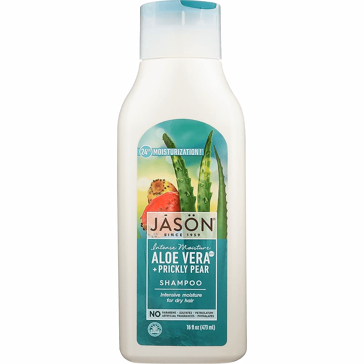 Moisturizing 84% Aloe Vera Shampoo Jason Natural Cosmetics 16 oz Liquid